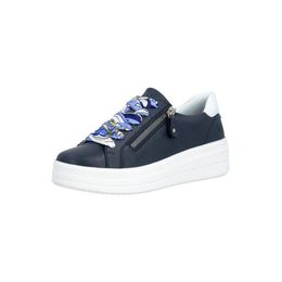 Remonte Plateau Sneaker in Blau | Gr.: 40