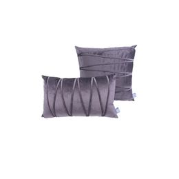 Kayoom Dekokissen Paulina 125 2er-Set in graphite | Gr.: onesize