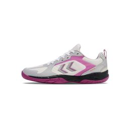Hummel Hallenschuh Speed Court Innenbereich Damen in BRIGHT WHITE/CATTLEYA ORCHID | Gr.: 47
