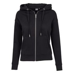 Urban Classics Zip-Kapuzenpullover in black | Gr.: M