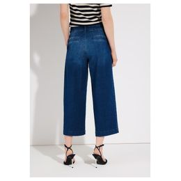 More & More More & More High Waist Jeans Culotte in dark blue denim | Gr.: 46