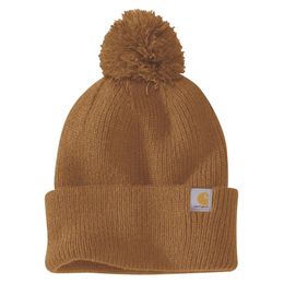Carhartt Beanie Knit Pom in braun | Gr.: onesize