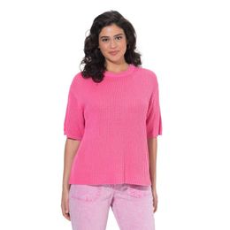 Ulla Popken Pullover in flamingo | Gr.: 58-60