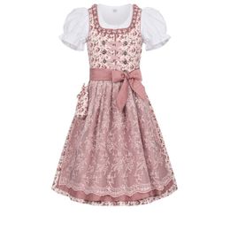 N&uuml;bler N&uuml;bler Kinderdirndl 3-teilig Matilda in Ros&eacute; | Gr.: 92