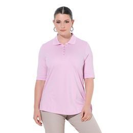 Ulla Popken Poloshirt in altrosa | Gr.: 46-48