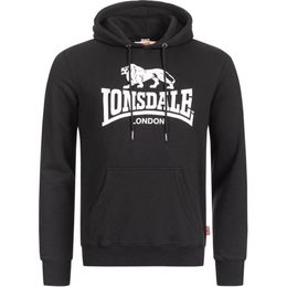 Lonsdale Hoodie "Fremington" in Schwarz | Gr.: 3XL