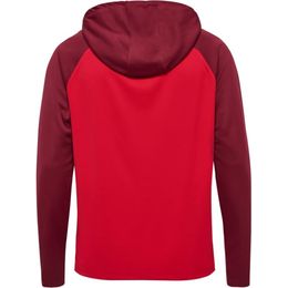 Hummel Trainingsjacke "Lead 2.0 Zip Hoodie" in Rot | Gr.: S