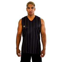 Stark Soul&reg; Stark Soul Sport Shirt "Pinstripes" &Auml;rmeloses Tank Top in schwarz | Gr.: S