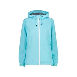 CMP Regenjacke Jacket Fix Hood in Hellblau | Gr.: 38