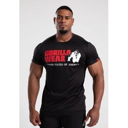Gorilla Wear Klassisches Trainings-T-Shirt - Schwarz | Gr.: XXL