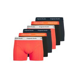 Jack & Jones Jack & Jones Retro Short / Pant Vesterbro Solid in Orange / schwarz / blau | Gr.: XL