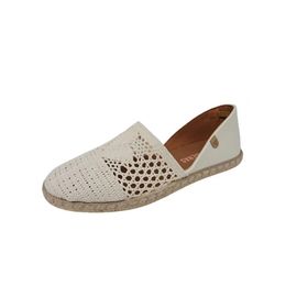 VERBENAS Leinenschuh Carmen in Beige | Gr.: 37