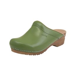 Sanita Comfortwear Clog "Original-Sandra Open" in Gr&uuml;n | Gr.: 35