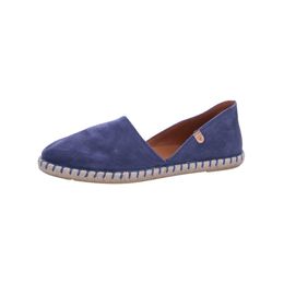 VERBENAS Slipper Carmen in Blau | Gr.: 40