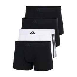 adidas Sportswear Retro Short / Pant Active Flex Cotton 3 Stripes in Schwarz / wei&szlig; | Gr.: M