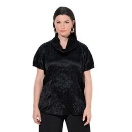 Ulla Popken Bluse in schwarz | Gr.: 46-48