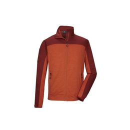 Killtec Powerstretchjacke mit verschliebaren Taschen und Stehkragen in Orange | Gr.: M