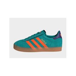 Adidas Turnschuhe Gazelle in Pure Teal / Impact Orange / Collegiate Purple | Gr.: 32