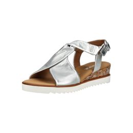 Gabor Sandalen in Silber | Gr.: 40,5