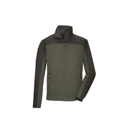 Killtec Powerstretchjacke mit verschliebaren Taschen und Stehkragen in Olive | Gr.: 3XL