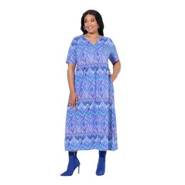 Ulla Popken Kleid in royalblau | Gr.: 42-44