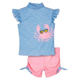 Playshoes UV-Schutz Bade-Set Krebs in blau/pink | Gr.: 122/128