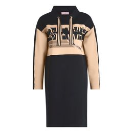 Betty Barclay Jerseykleid langarm in Patch Beige/Black | Gr.: 38