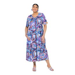 Ulla Popken Kleid in violett | Gr.: 42-44