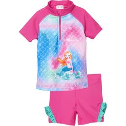 Playshoes UV-Schutz Bade-Set Meerjungfrau in pink | Gr.: 74/80