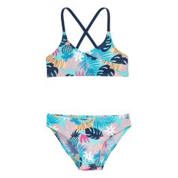 Playshoes UV-Schutz Bikini Blumen in petrol | Gr.: 134/140