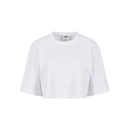 Urban Classics Cropped T-Shirts in white | Gr.: 5XL
