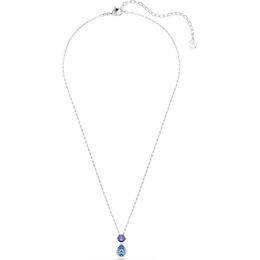 Swarovski Kette Damen Gr&ouml;&szlig;e One Size blau / lila / silber
