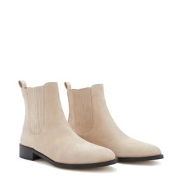 Isabel Bernard Stiefeletten - Chelsea Boots - Gr. 38 (EU) - in Beige - f&uuml;r Damen