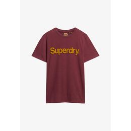 Superdry & Co T-Shirt 'Classic' Herren Gr&ouml;&szlig;e XL orange / weinrot