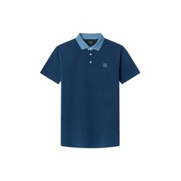 Hackett London Poloshirt 'Heritage' Herren Gr&ouml;&szlig;e S blue denim / hellblau / dunkelblau