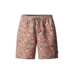 Hackett London Badeshorts 'Banyan' Herren Gr&ouml;&szlig;e XL hellblau / gr&uuml;n / apricot / orangerot