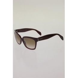 Prada Sonnenbrille Damen Gr&ouml;&szlig;e One Size Second Hand bordeaux