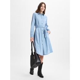 Marie Lund Kleid Damen Gr&ouml;&szlig;e 38 hellblau Winterkleid