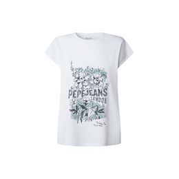 Pepe Jeans T-Shirt Damen Gr&ouml;&szlig;e XL gr&uuml;n / wei&szlig;