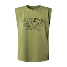 Pepe Jeans T-Shirt 'Bertha' Damen Gr&ouml;&szlig;e S khaki / schwarz