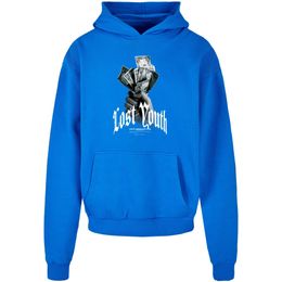 Lost Youth Sweatshirt Herren Gr&ouml;&szlig;e XS himmelblau / schwarz / wei&szlig;