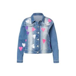 Angel of Style Jacke Damen Gr&ouml;&szlig;e 8XL blue denim / lila / pink / wei&szlig;
