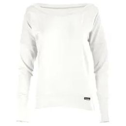 Oversize-Shirt WINSHAPE "Longsleeve WS2", Damen, Gr. XS, wei&szlig;, 90% Baumwolle, 10% Elasthan, U-Boot-Ausschnitt, Shirts