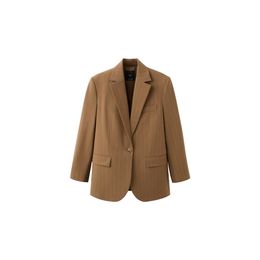 Mango Blazer 'Systeck' Damen Gr&ouml;&szlig;e 32 karamell / wei&szlig;