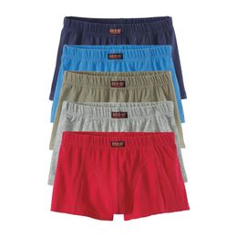 H.I.S. H.I.S Boxershorts Jungen Gr&ouml;&szlig;e 182 blau / grau / khaki / rot