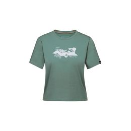 Mammut Funktionsshirt 'Massone' Damen Gr&ouml;&szlig;e M petrol / wei&szlig;