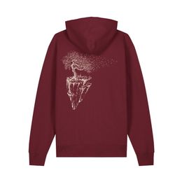 Life-tree Sweatshirt 'Organic Fairwear' Herren Gr&ouml;&szlig;e XS burgunder
