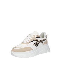 PS Poelman Sneaker 'Jana' Damen Gr&ouml;&szlig;e 42 beige / gold / schwarz / wei&szlig;