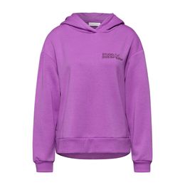 Street One Studio Sweatshirt Damen Gr&ouml;&szlig;e L dunkelbraun / neonpink