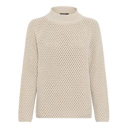 Olsen Pullover, gerade geschnitten, weicher, w&auml;rmender Materialmix Damen Gr&ouml;&szlig;e L/XL beige